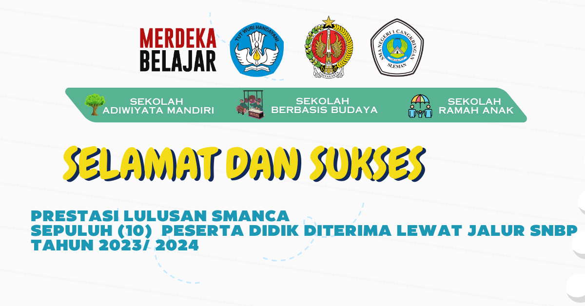 PRESTASI LULUSAN SMA NEGERI 1 CANGKRINGAN SEPULUH (10) PESERTA DIDIK ...