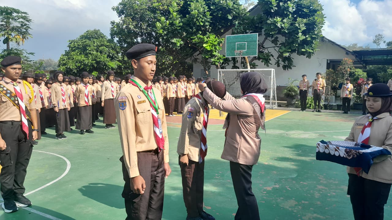 Penerimaan Calon Tamu Ambalan di SMAN 1 Cangkringan, Wujudkan Generasi ...
